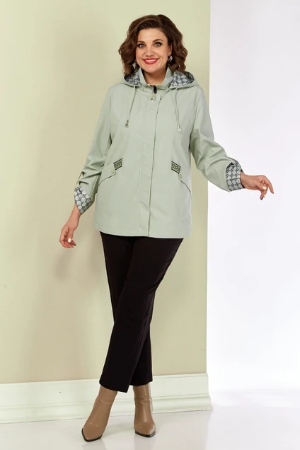 Куртка 2147 фисташка Shetti купить в интернет магазине Велесмода